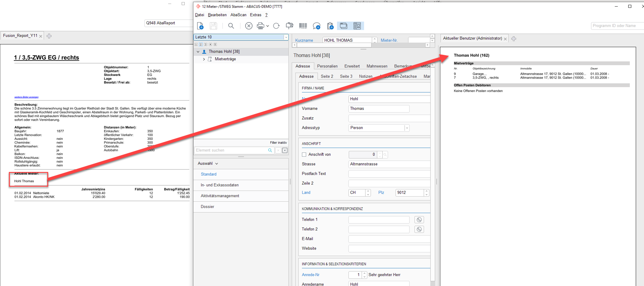 AbaImmo – Optimierung Auswertung und Informationen mit Fusion Reports